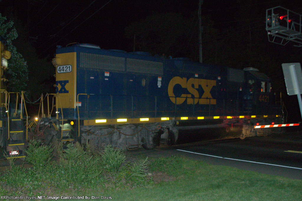 CSX GP40-2 4421 leads C764-06
